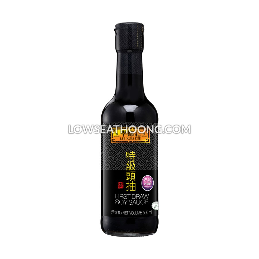 LEE KUM KEE First Draw Soy Sauce (500ml) | Low Seat Hoong